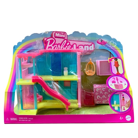 Barbie | Toys | Mini Barbie Land House With Slide New | Poshmark